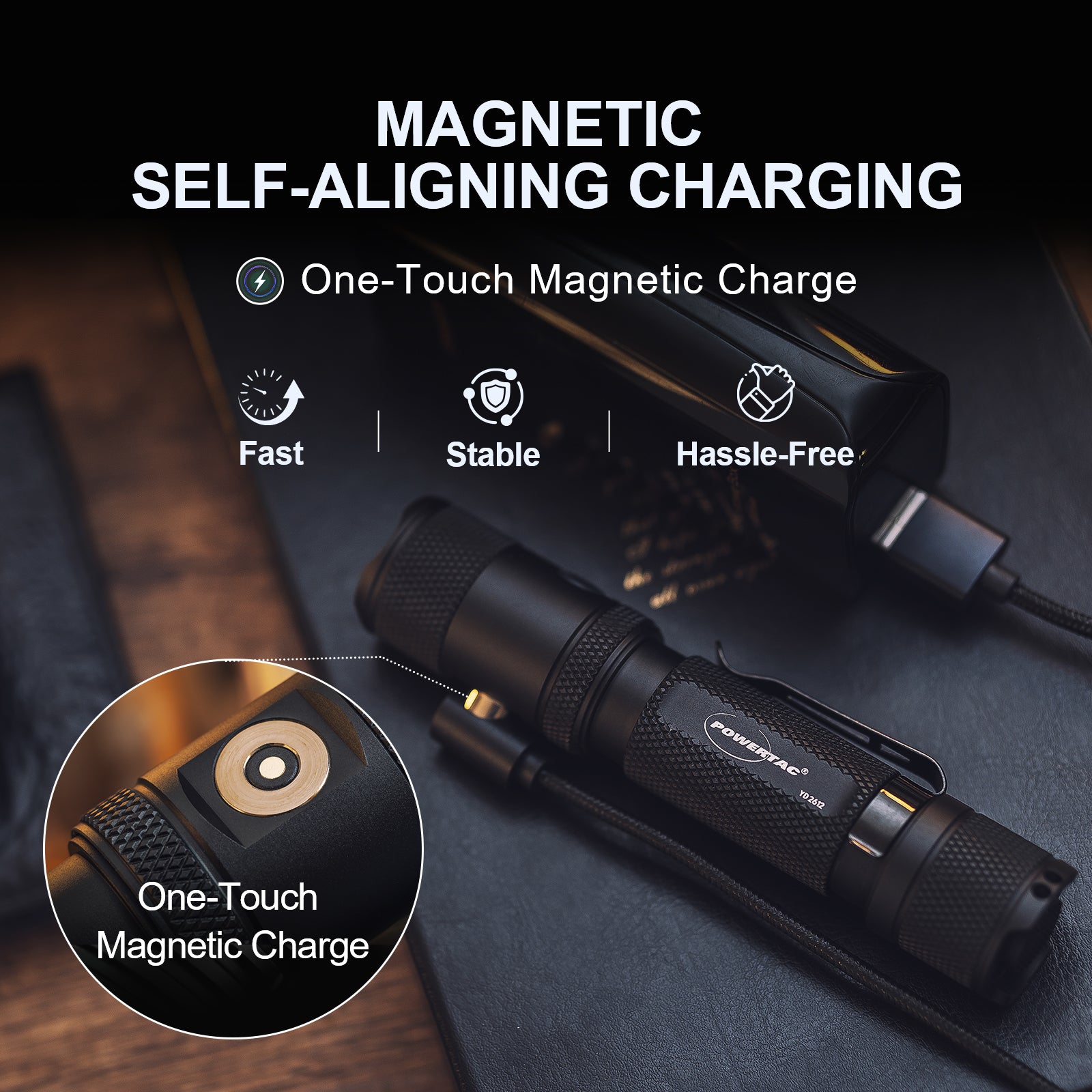 M5 Gen3 EDC Flashlight - 2030 Lumens High Power Tactical | Powertac