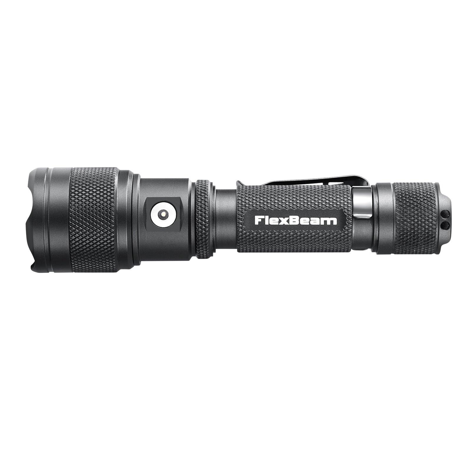 FlexBeam Tactical - 1200 Lumens 700M Zoom Hunting Flashlight – Powertac